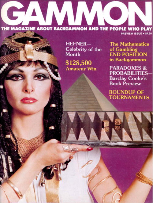 Backgammon in Print – New England Backgammon Club