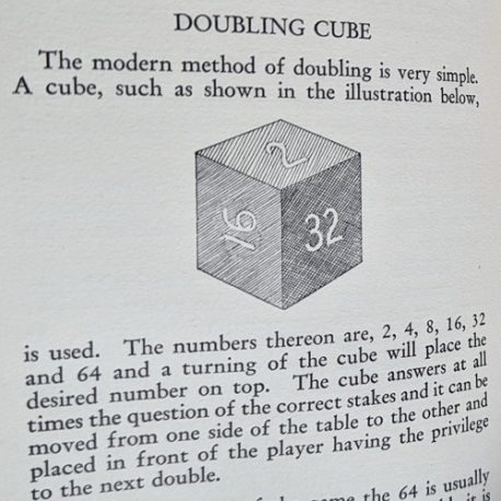 A 1930’s Chronology – New England Backgammon Club